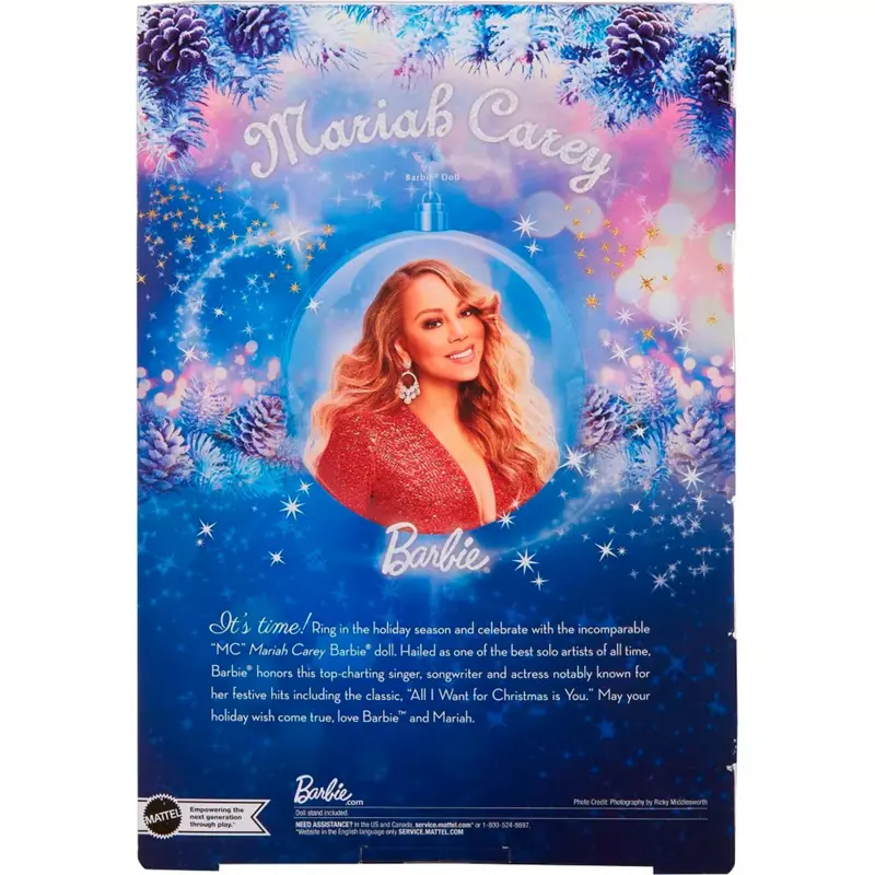 Boneca Barbie Signature Natal Mariah Carey HJX17